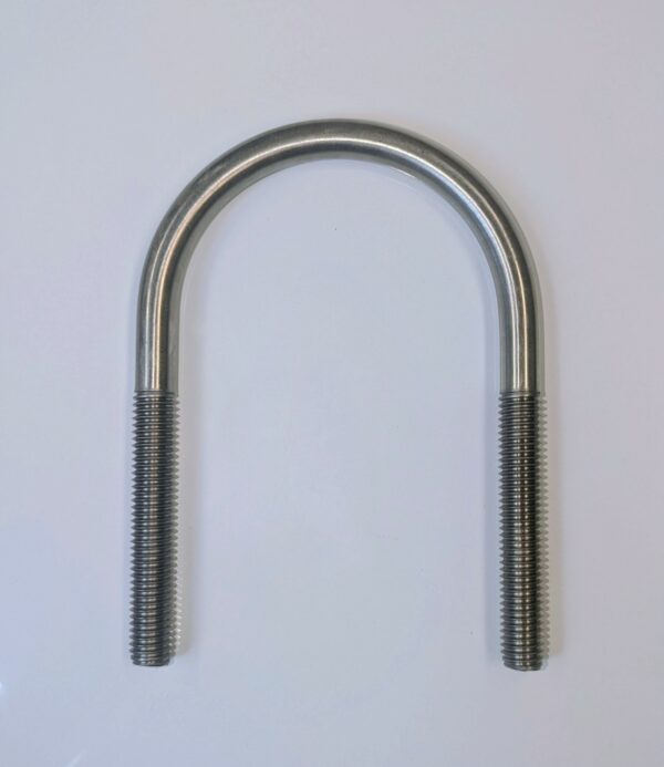 1/4 x 3/4 Round U-Bolt (U-RND), 304 Stainless Steel (SS) | The Dale Company