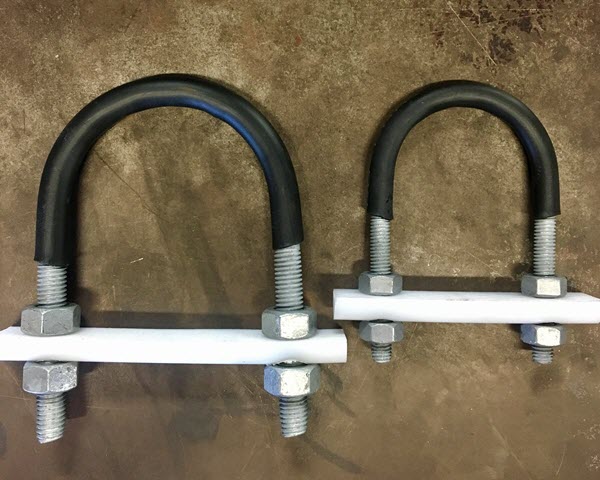 7/8 x 16 Hot Dip Galvanized Pro-Coat® Carbon Steel U-Bolts